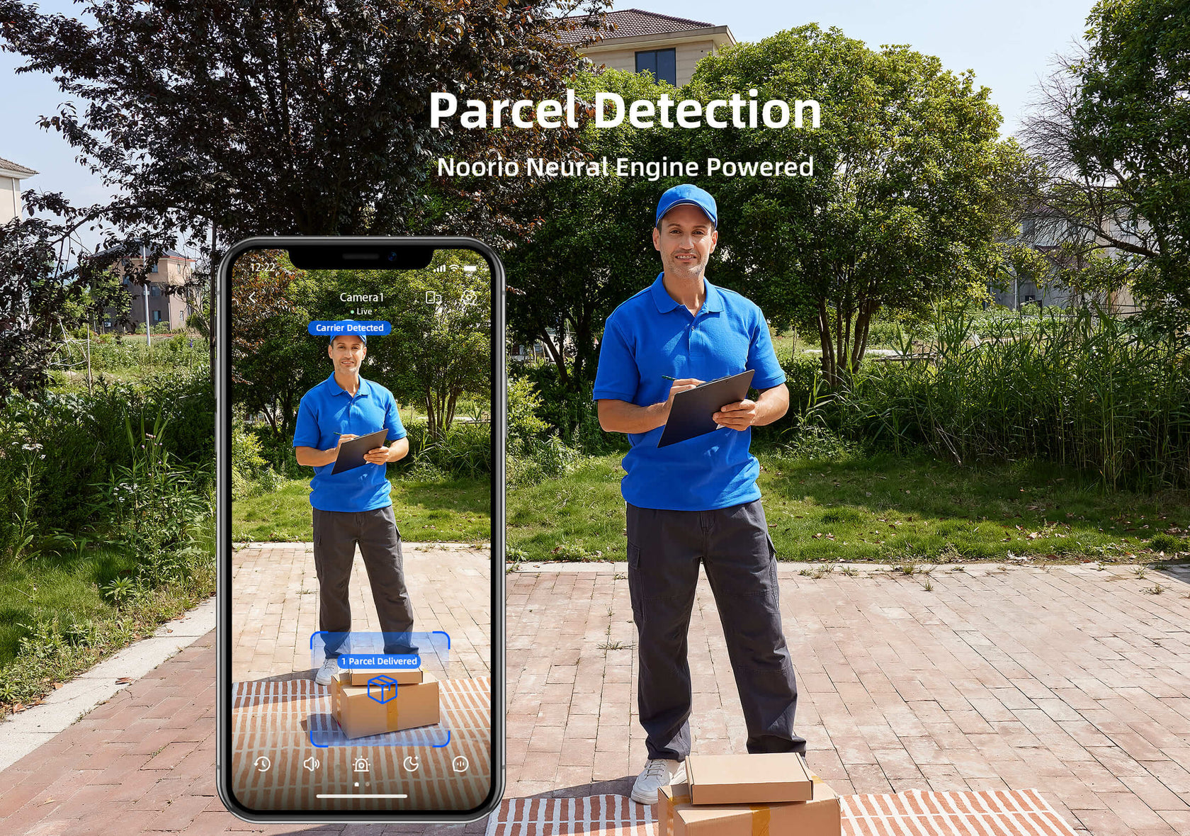 Noorio D110 Video Doorbell - AI Dual Detection, 2K+ Resolution, Easy ...
