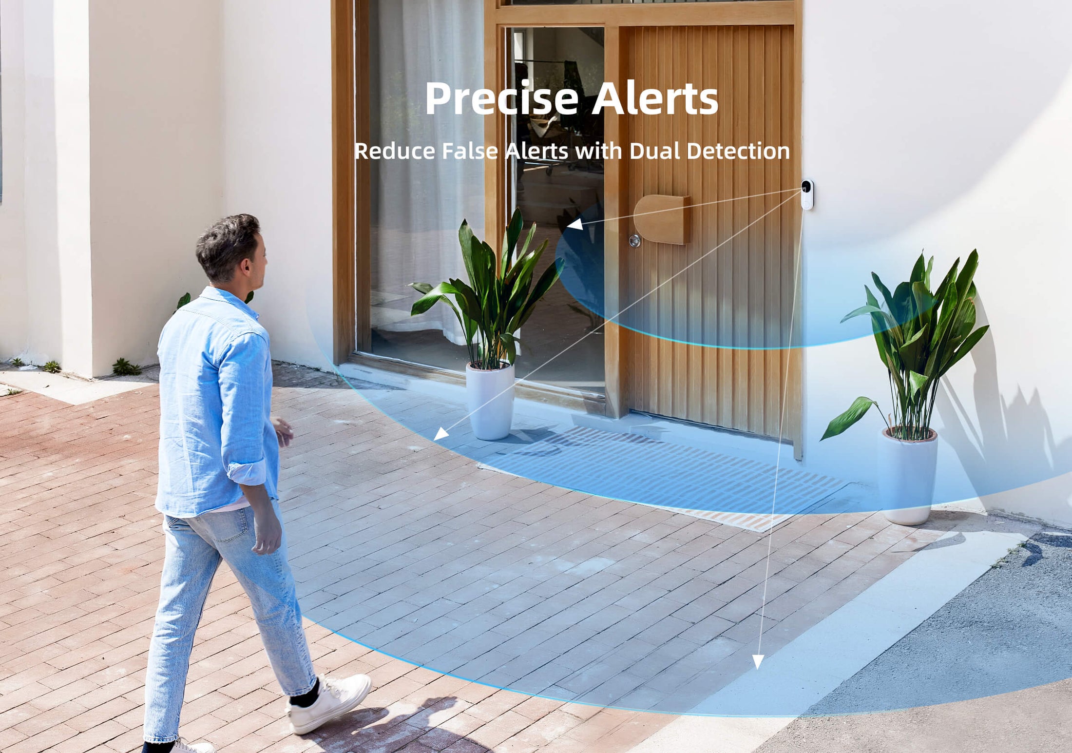 Noorio D110 Video Doorbell - AI Dual Detection, 2K+ Resolution, Easy ...